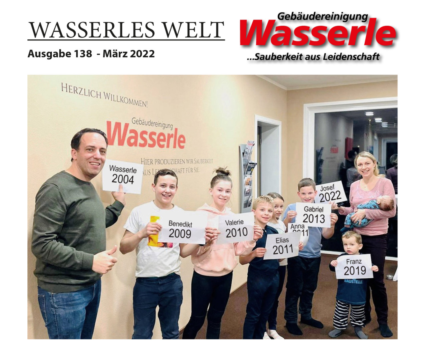 Wasserles Welt - März 2022 - Wasserle Gebäudereinigung München